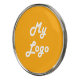 Business logo orange golf ball marker | Zazzle
