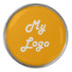 Business logo orange golf ball marker | Zazzle
