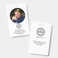 Business Logo Photo Promotional Name Badge | Zazzle