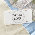 Business Logo Professional Branded License Plate | Zazzle
