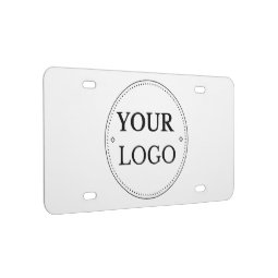 Business Logo Professional Branded License Plate | Zazzle