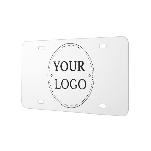 Business Logo Professional Branded License Plate | Zazzle