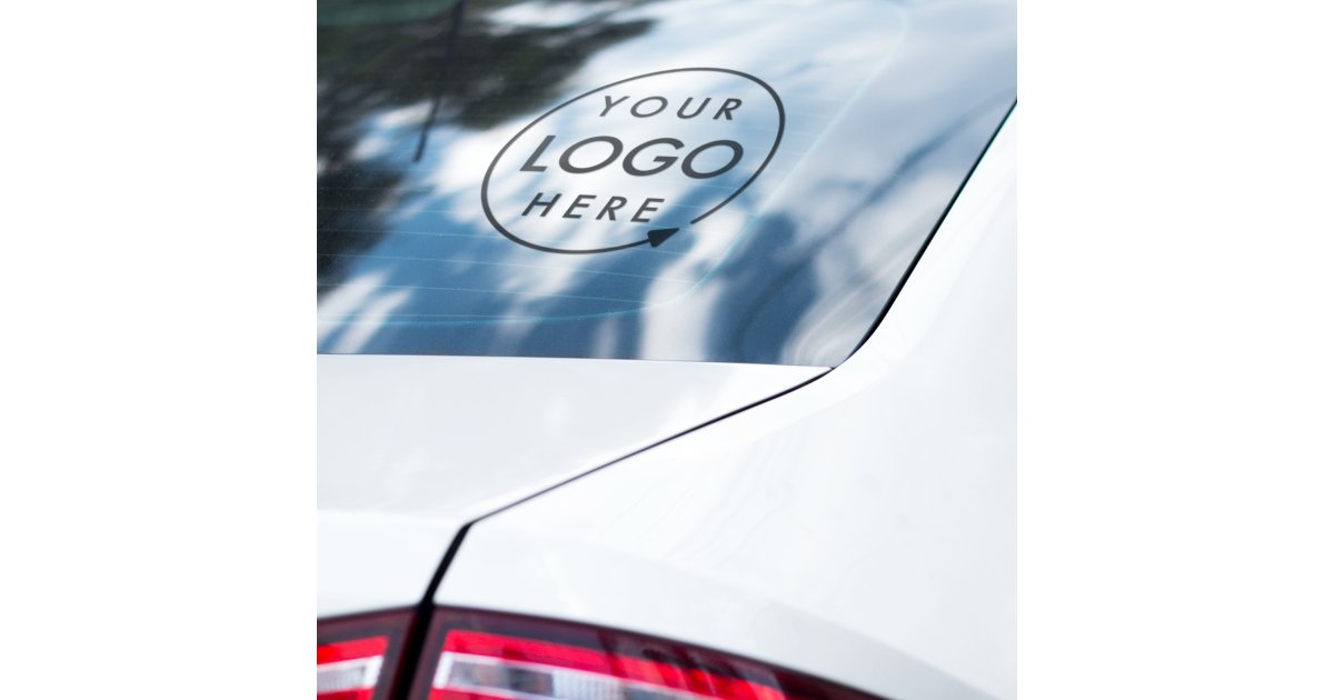 Business Logo | Professional Car Window Bumper Sticker | Zazzle