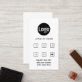 Business Logo | Professional Company Punch Loyalty Card | Zazzle