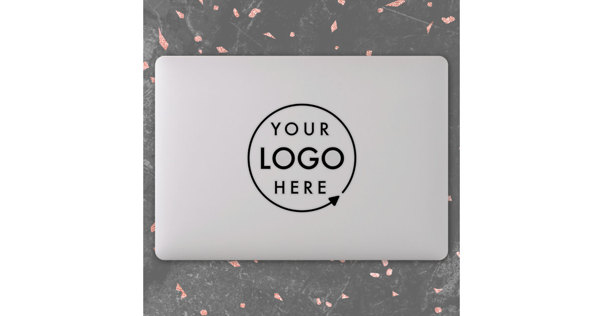 Business Logo | Professional Corporate Laptop Sticker | Zazzle