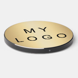 Business logo professional wireless charger | Zazzle