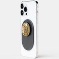 Business Logo Promotional Gold PopSocket | Zazzle