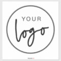Business Logo Promotional Simple Car Bumper Window Sticker | Zazzle