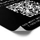 Business Logo QR Code Black Poster | Zazzle