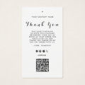 Business Logo QR Code Label Hang Tag | Zazzle