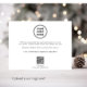 Business Logo QR Code Photo Corporate Christmas Holiday Card | Zazzle