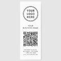 Business Logo QR Code Promotional Bookmarks | Zazzle