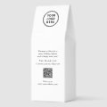 Business Logo QR Code Promotional Christmas Roasted Coffee | Zazzle