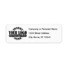 Business Logo Return Address Label | Zazzle