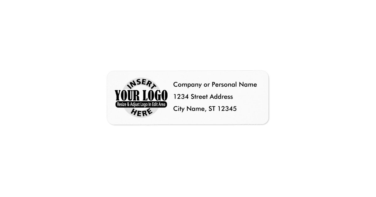 Business Logo Return Address Label | Zazzle.com Business Logo Return Address Label | Zazzle.com