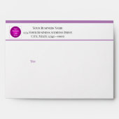 Business Logo | Self Addressed | White | Envelopes | Zazzle