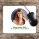 Business Logo Simple Minimalist Green and White Mouse Pad | Zazzle