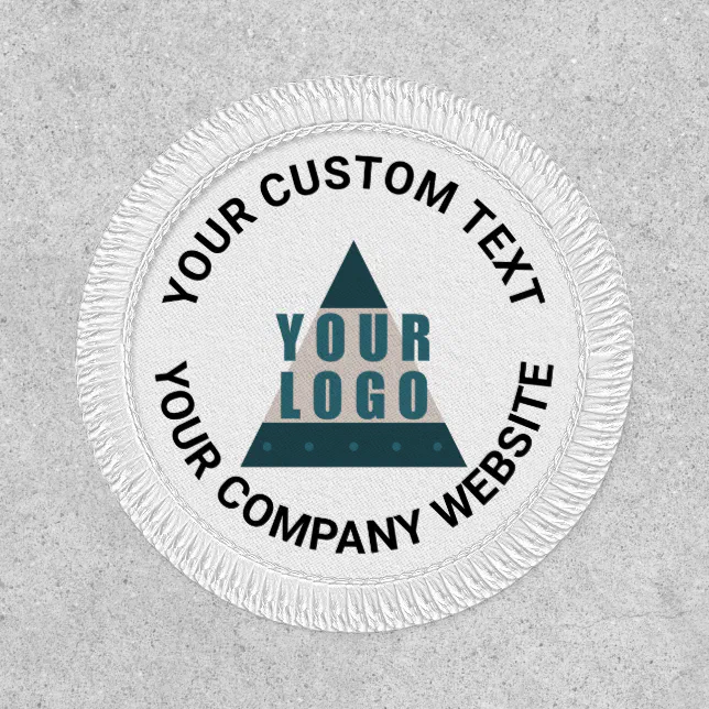 Business Logo Special Event Promo Custom Patch | Zazzle
