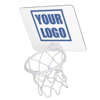 Business Logo Template Basketball Mini Hoop | Zazzle