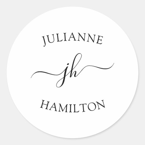 Business Logo Template Stationery Sticker | Zazzle