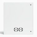 Business Logo White Professional 3 Ring Binder | Zazzle