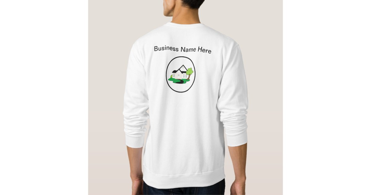 Business Logo Work Sweatshirts | Zazzle