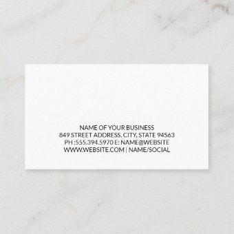 Business Man Portrait | Custom Add Photo Business Card | Zazzle