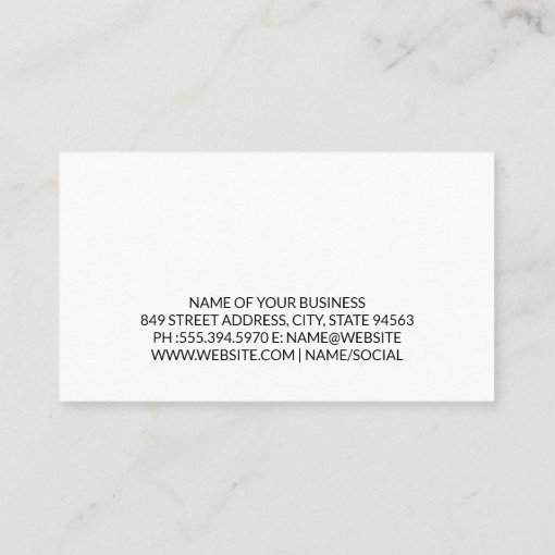 Business Man Portrait | Custom Add Photo Business Card | Zazzle