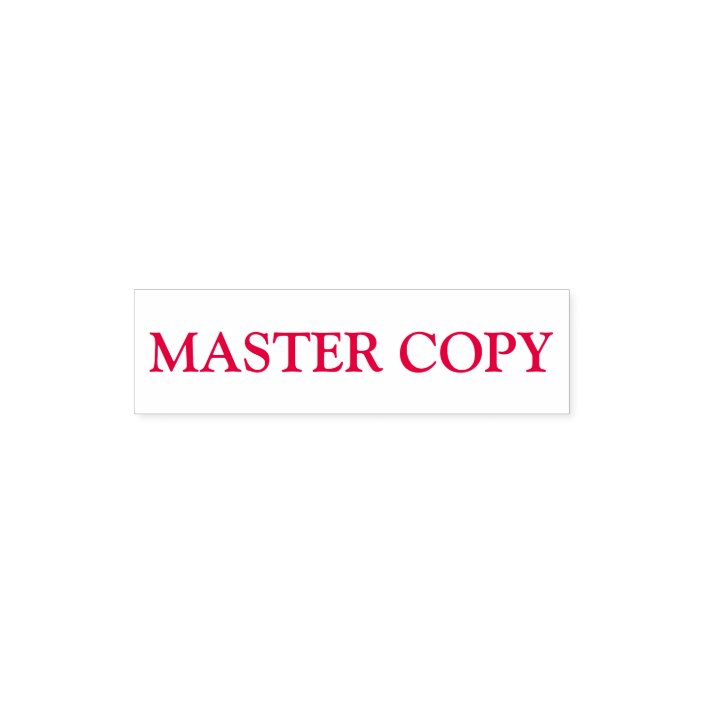 Business master copy original document pocket stamp | Zazzle.com