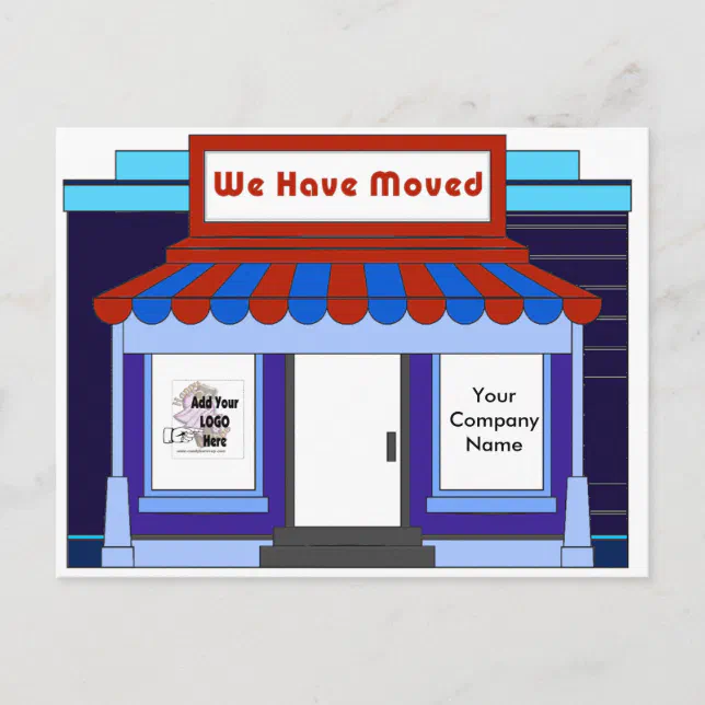 Business Moving Advertising Promoting Postcards | Zazzle