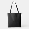 Business Name and Logo on Black Tote Bag | Zazzle