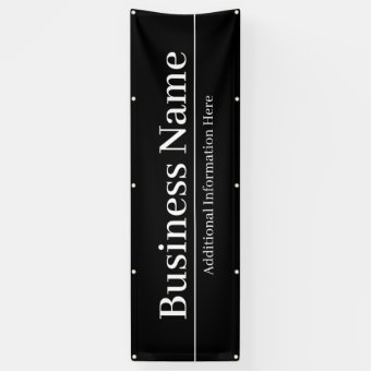 Business Name or Other Editable Text Banner | Zazzle