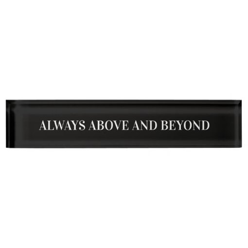Business Office Executive Motivational Desk Name Plate | Zazzle
