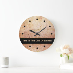 Business Office Wall Clocks | Zazzle