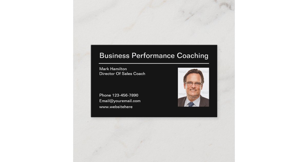 Business Performance Coach Business Card | Zazzle