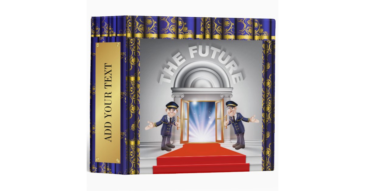 Business / Personal Binder Notebook "The Future" | Zazzle
