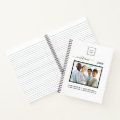 Business photo team white elegant notebook | Zazzle
