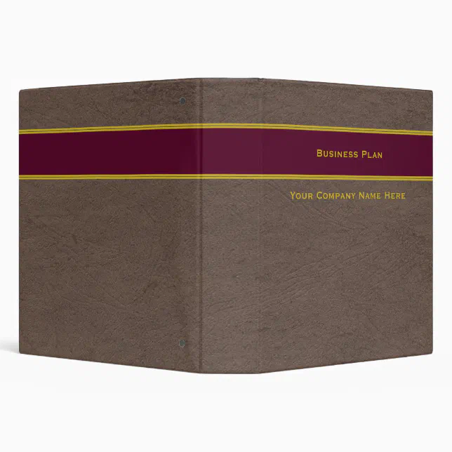 Business Plan with Custom Company Name binder | Zazzle