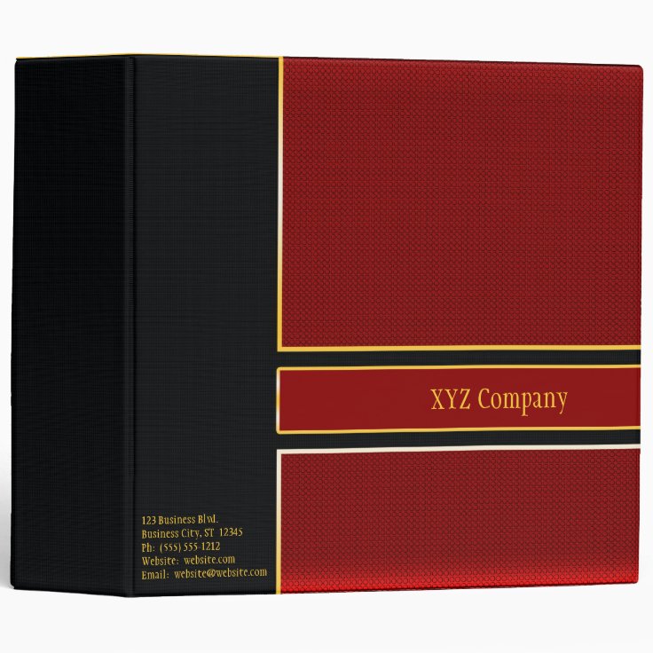 Business Portfolio Binder | Zazzle