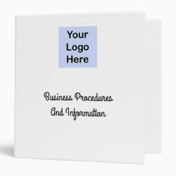 Business Procedures Binder Employee Handbook | Zazzle