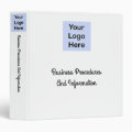 Business Procedures Binder Employee Handbook | Zazzle