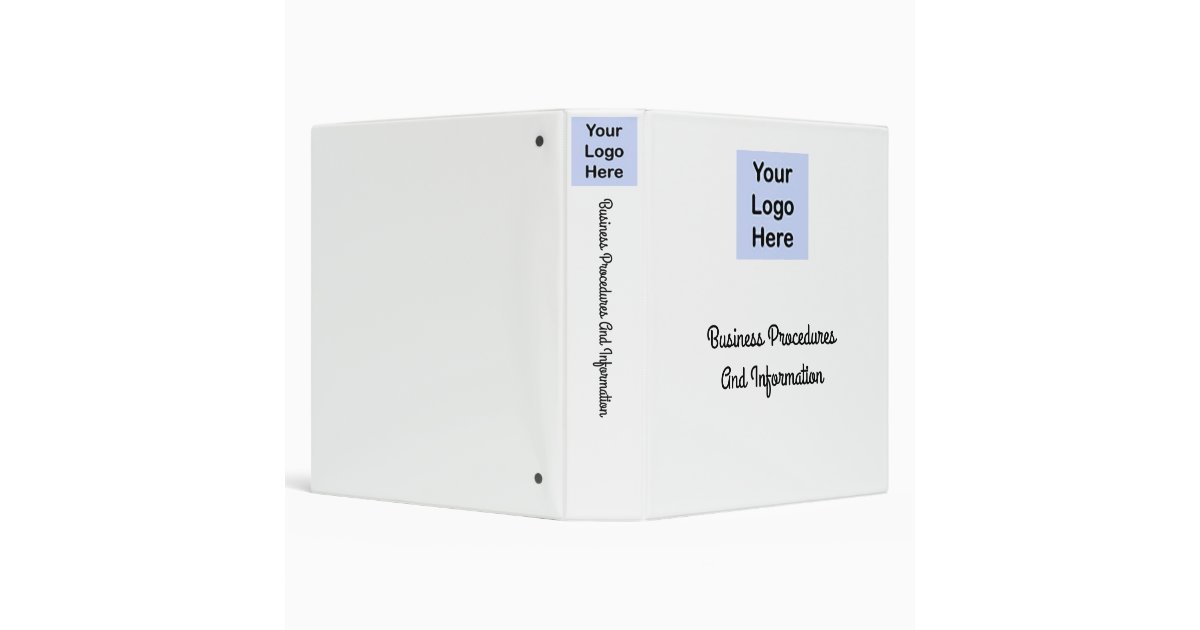 Business Procedures Binder Employee Handbook | Zazzle