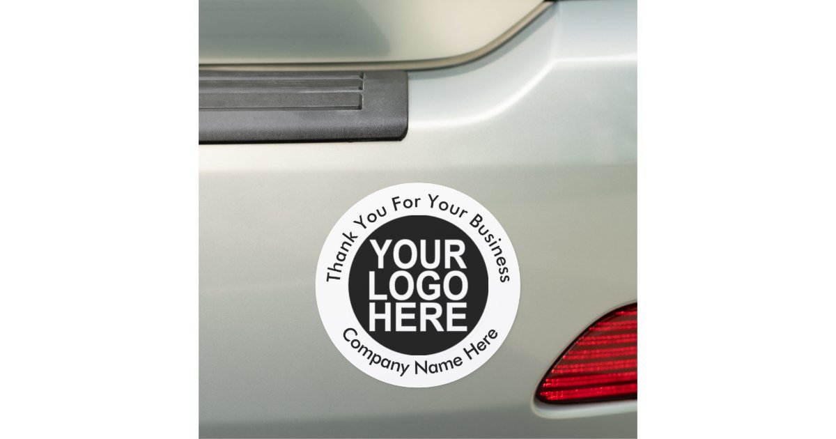 Business Professional Logo Thank you Car Magnet | Zazzle