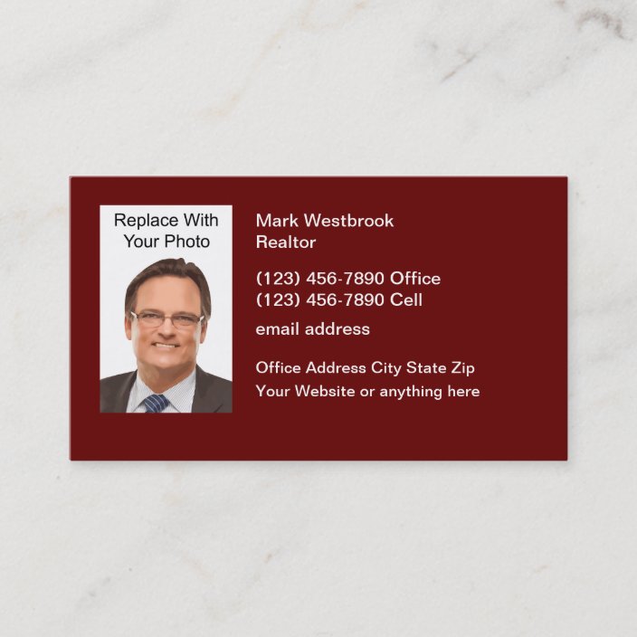 Business Professional Photo Template Business Card | Zazzle.com