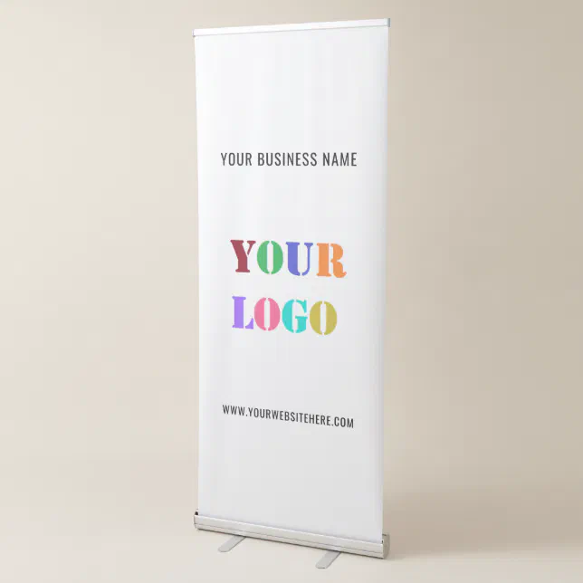 Business Promotional Retractable Banner Template | Zazzle