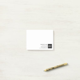 Business Promotional | Upload Your Own Logo Post-it Notes | Zazzle