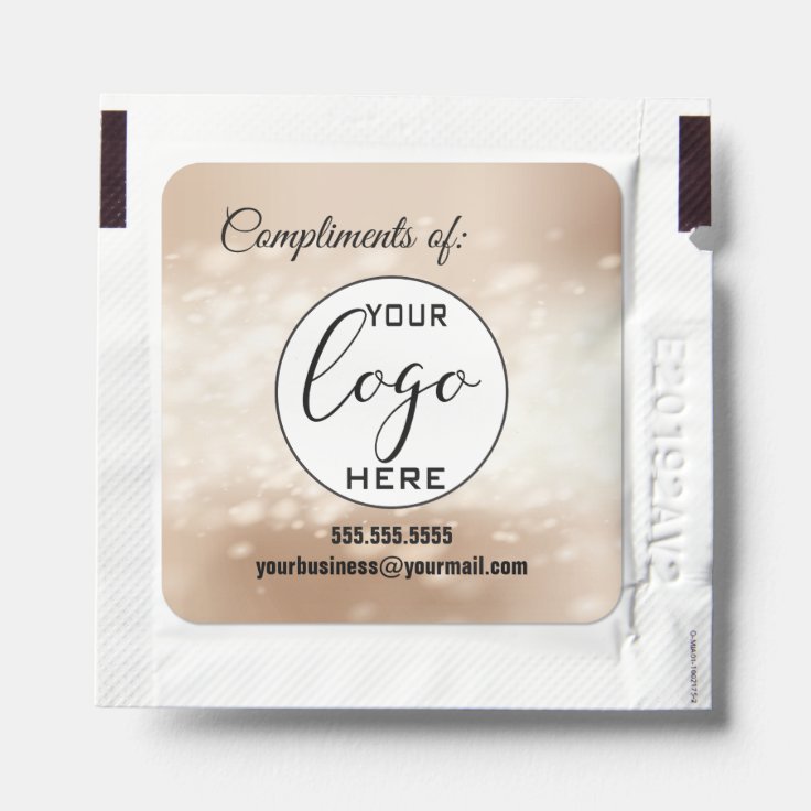 Business Promotional Your Logo Hand Sanitizer Packet | Zazzle
