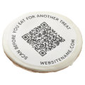 Business QR Code Custom Text Sugar Cookie | Zazzle