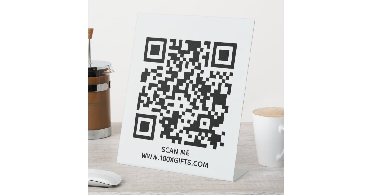 BUSINESS QR CODE SIGN - USE FREE GENERATOR HERE | Zazzle