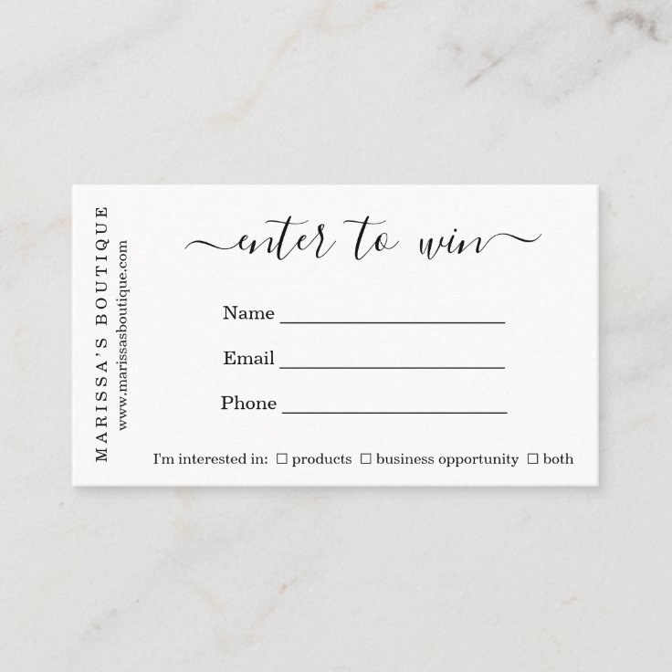 Business Raffle Ticket | Zazzle